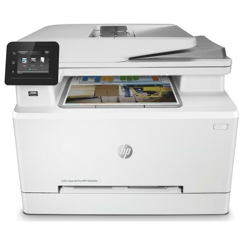 МФУ лазерное HP Color LaserJet Pro M283fdn, цветн., A4, белый 