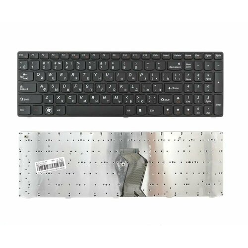 Клавиатура для ноутбука Lenovo Idea Pad G570 G575 V570 Z570 Z560 p/n: 25-010793, 25-012404, 25-012436