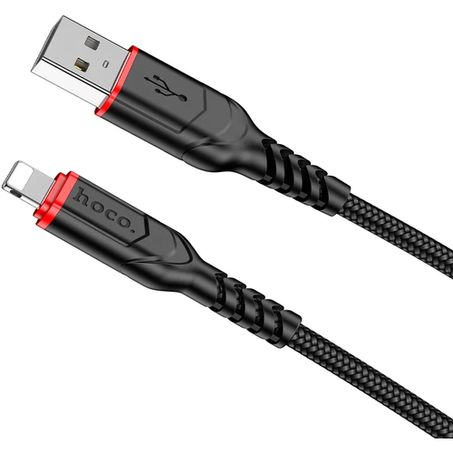 Кабель HOCO X59 USB-Lightning 2.4A Fast Charging 2 м, черный