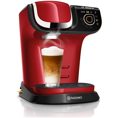 Кофеварка  капсульная BOSCH Tassimo My Way 2, красный