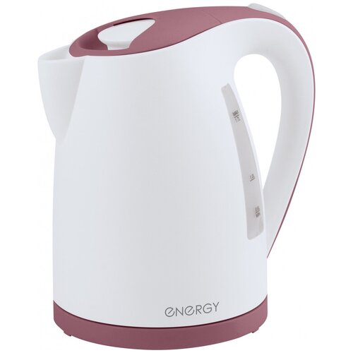 Чайник Energy E-285, белый/розовый