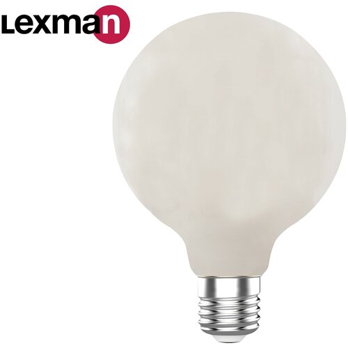 Лампа светодиодная Lexman G95 E27 220-240 В 9 Вт матовая 1055 лм нейтральный белый свет