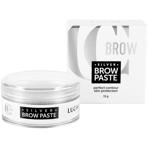 CC Brow Паста для бровей серебряная Silver Brow Paste, 15 г, серебро, 15 мл, 15 г