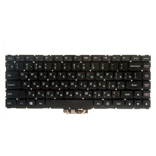 Клавиатура для ноутбука Lenovo IdeaPad Yoga 500-14IBD, 500-14IHW, 500-14ISK чёрная