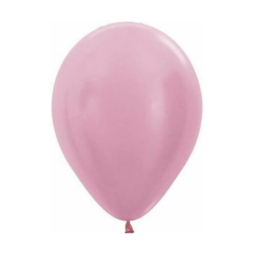 Шарики воздушные (12'/30 см) Розовый (409), перламутр, 50 шт. набор шаров на праздник