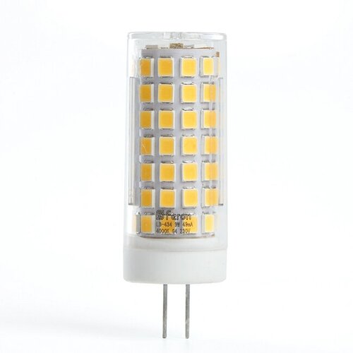 Лампа светодиодная LED 9вт 230в G4 теплый капсульная | код 38143 | FERON (3шт. в упак.)