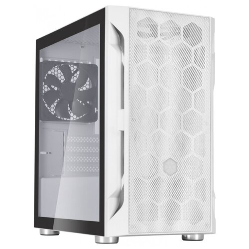 Корпус microATX SilverStone SST-FAH1MW-G Без БП белый