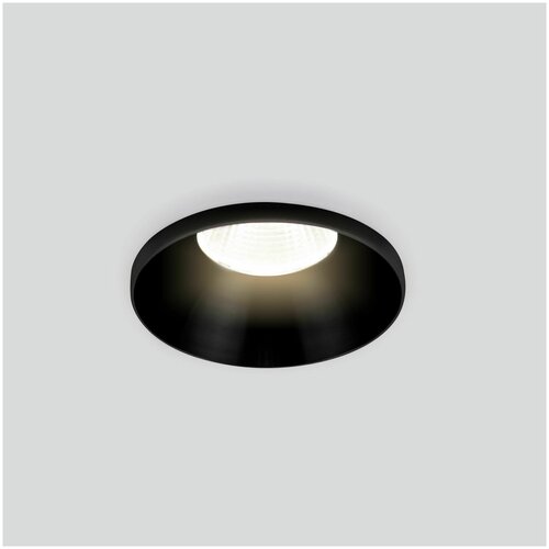 Встраиваемый точечный светодиодный светильник Elektrostandard 25026/LED 7W 4200K BK черный