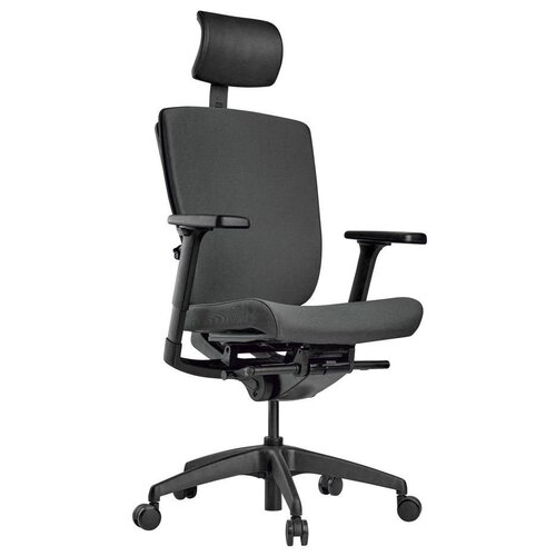 Компьютерное кресло Schairs AEON-P01B для руководителя, обивка: текстиль, цвет: gray