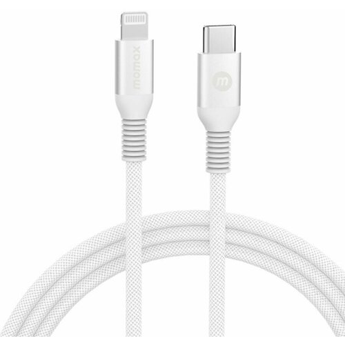 Кабель для айфона Momax DL51 Elite Link USB C - Lightning Charging Cable 1.2 метра - Белый (DL51W)