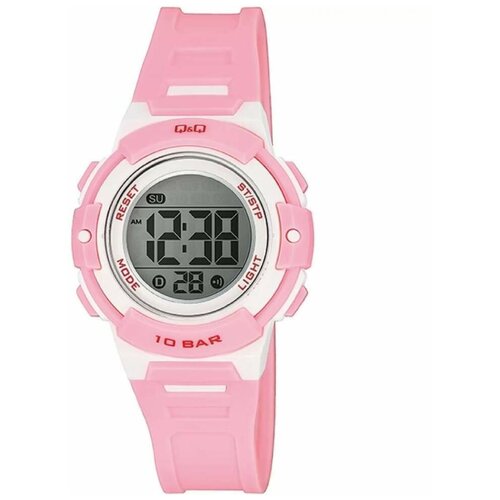 Наручные часы Q&Q M185-004, розовый, серый