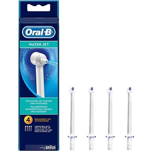 Насадки для ирригатора Oral-B WaterJet, белый, 4шт.