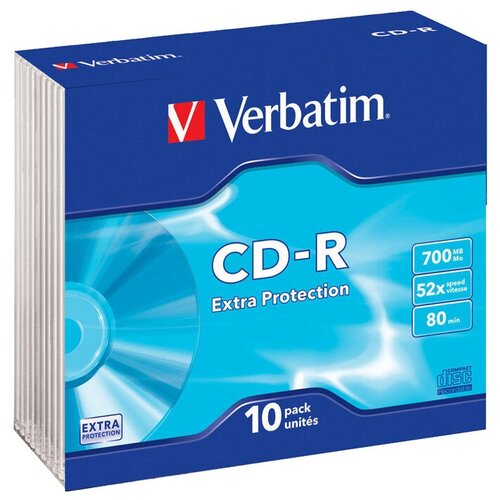 Диск Verbatim CD-R 700Mb (43415)
