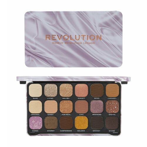 Палетка теней для век Revolution Makeup Forever Flawless Eyeshadow Palette: Nude Silk
