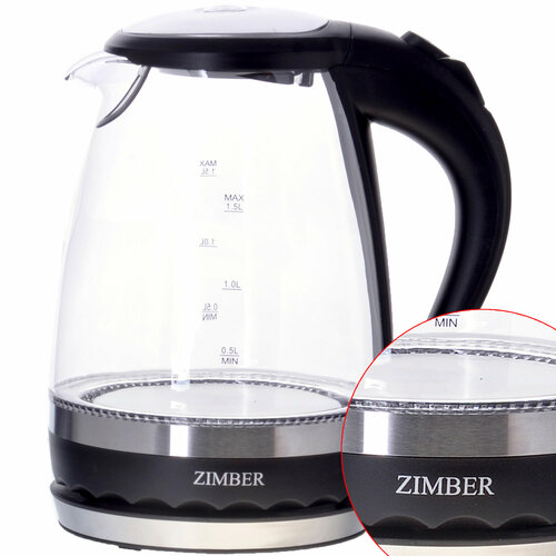 Электрический чайник 1,5л с подсветкой ZIMBER 11179
