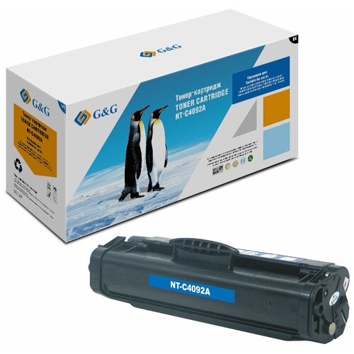 Картридж лазерный G&G NT-C4092A черный (2500стр.) для HP LJ 1100/3200/3220