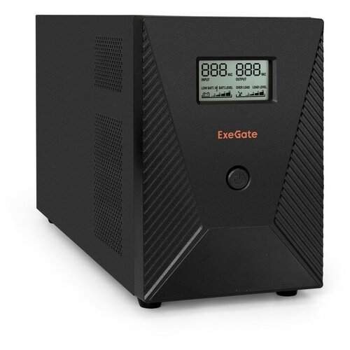 EXEGATE ИБП EP287660RUS ИБП SpecialPro Smart LLB-3000. LCD. AVR. EURO. RJ. USB <3000VA 1800W, LCD, AVR,4евро, RJ45 11, USB>