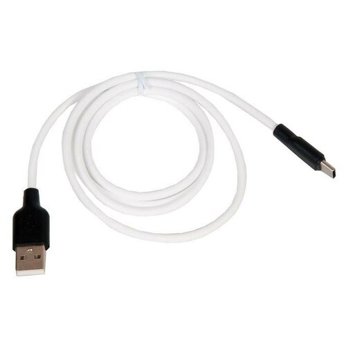 Кабель USB HOCO X21 Plus Silicone для Type- C, 3.0 A, длина 1.0 м, белый