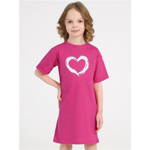 Платье Апрель, размер 52-98, розовый, белый