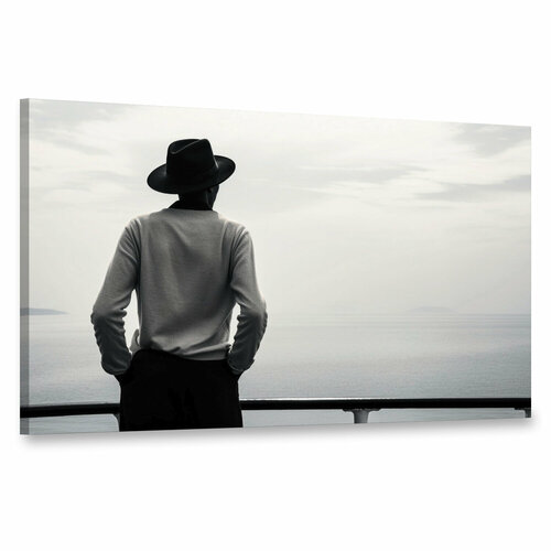 Интерьерная картина 100х60 "Моряк на горизонте"