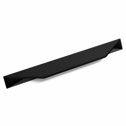 Ручка мебельная, м/о=128 мм, длина 200 мм, цвет черный