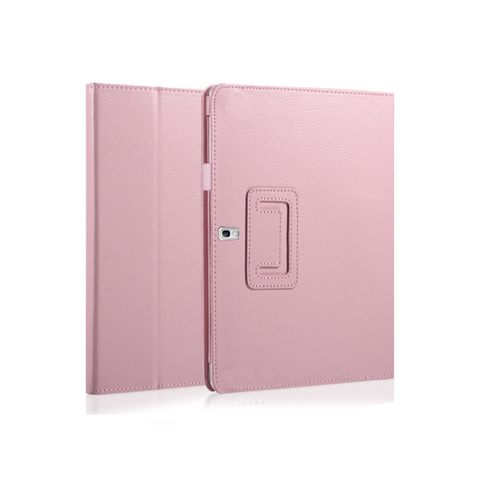 Защитный чехол MyPads обложка для Samsung Galaxy Tab S 10.5 SM-T800/T801/T805 светло розовый кожаный