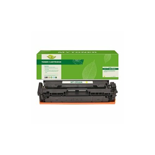 Картридж MyToner, аналог HP CF532A/205A желтый 0.9k с чипом (для прошивок до 21.10.22)