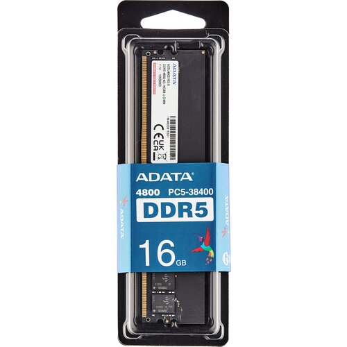 Оперативная память ADATA 16 ГБ DDR5 4800 МГц UDIMM CL40 AD5U480016G-S