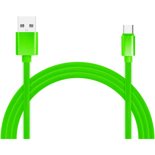 Кабель Jet.A USB - USB Type-C (JA-DC34), 1 м, зеленый