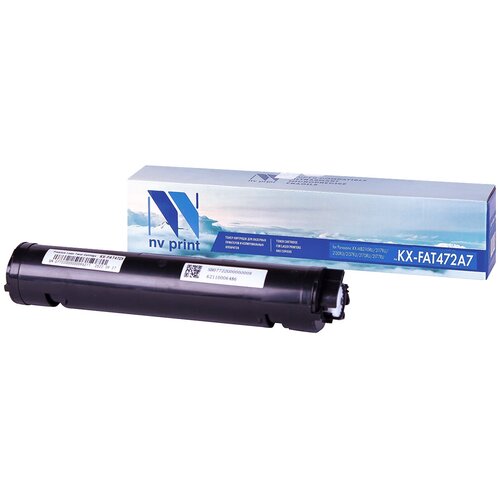 Картридж NV Print KX-FAT472A7 для Panasonic, 2000 стр, черный