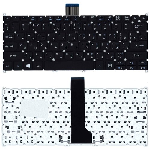 Клавиатура для ноутбука Acer Aspire V5-122P черная