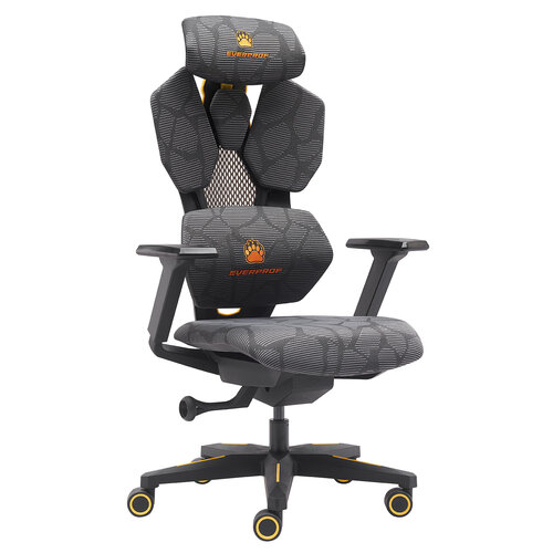 Компьютерное кресло Everprof Tiger игровое, обивка: сетка/текстиль, цвет: серый