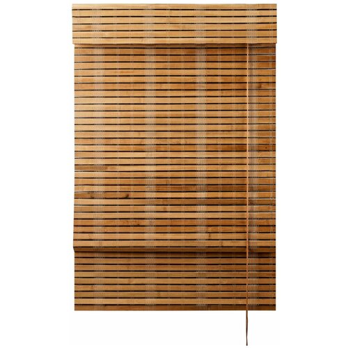 Римские шторы ПраймДекор, "Макао", бамбук, 80Х160