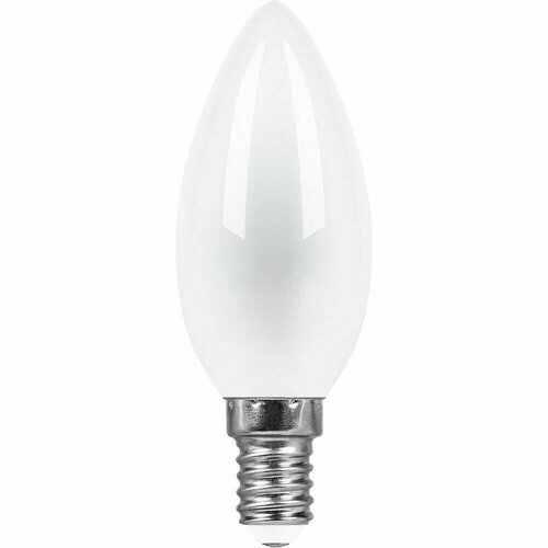 Лампа светодиодная Feron E14 9W 2700K Свеча Матовая LB-73 10 штук В комплекте