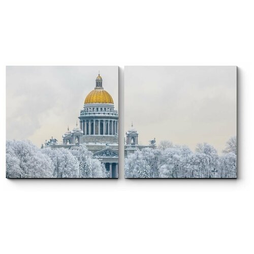Модульная картина Зимний Петербург120x60