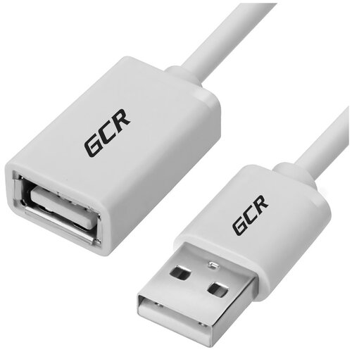 Удлинитель GCR USB - USB (GCR-UEC5), 1.8 м, 1 шт., белый