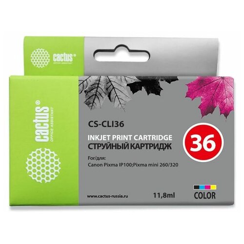 Картридж CLI-36 Color для принтера Кэнон, Canon PIXMA iP 100