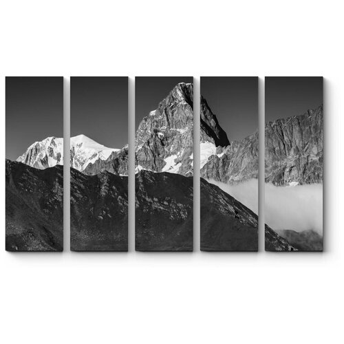 Модульная картина Величественные горы 110x66