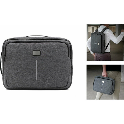 Рюкзак-трансформер Brand Charger Specter Hybrid для ноутбука 16', серый