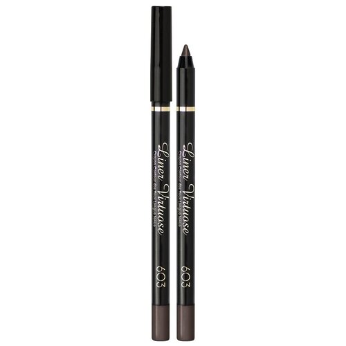 Vivienne Sabo Карандаш для глаз устойчивый гелевый Liner Virtuose, оттенок 603 коричневый