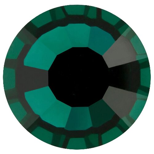 Страз клеевой PRECIOSA 438-11-612 i SS08 цветн. 2.4 мм стекло в пакете изумруд (emerald 50730) 3632600372