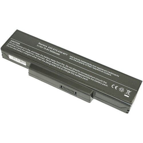 Аккумулятор для ноутбука ASUS k72dr-ty034r 5200 mah 10.8V