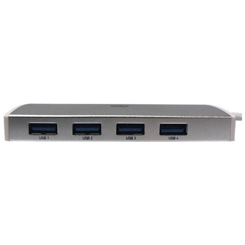 Хаб USB Digma 4 Ports USB 3.0 Silver HUB-4U3.0-UC-S