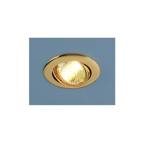 Elektrostandard 104S MR16 GD золото точечный встраиваемый светильник