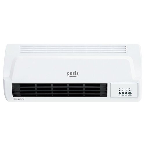 Тепловентилятор Oasis NTB-20, 2 кВт, 25 м², белый