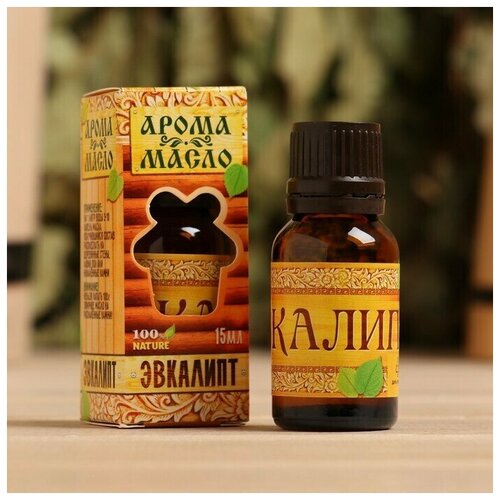 Эфирное аромамасло для бани и сауны Эвкалипт 15мл 1 упаковка