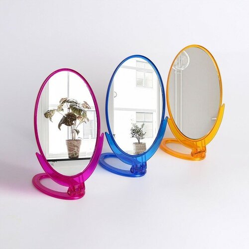 Queen fair Зеркало настольное - подвесное, зеркальная поверхность 12,5 × 16,5 см, цвет микс