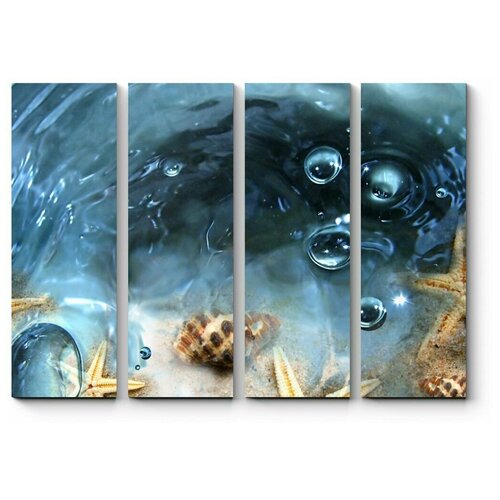 Модульная картина Морские обитатели140x105