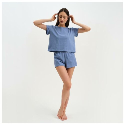 Пижама , размер 48-50, голубой