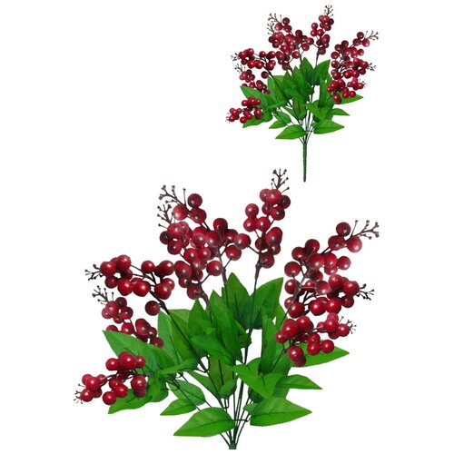 Искусственное растение Ветка с ягодами /Искусственные цветы для декора/Декор для дома В-02-00